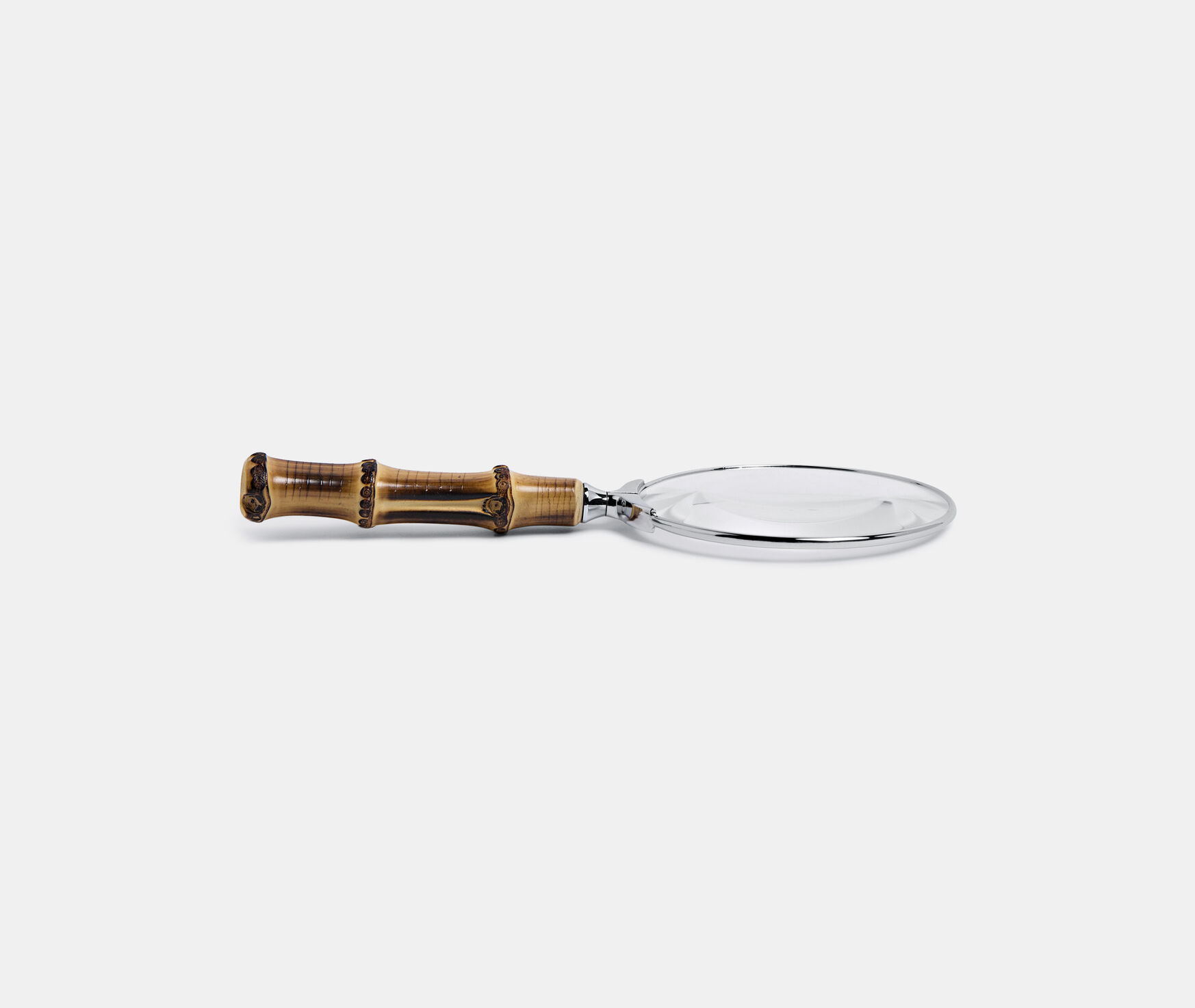 Bamboo magnifying glass, small by Lorenzi Milano | Desktop Tools ...