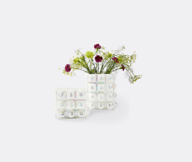 bubble vase white