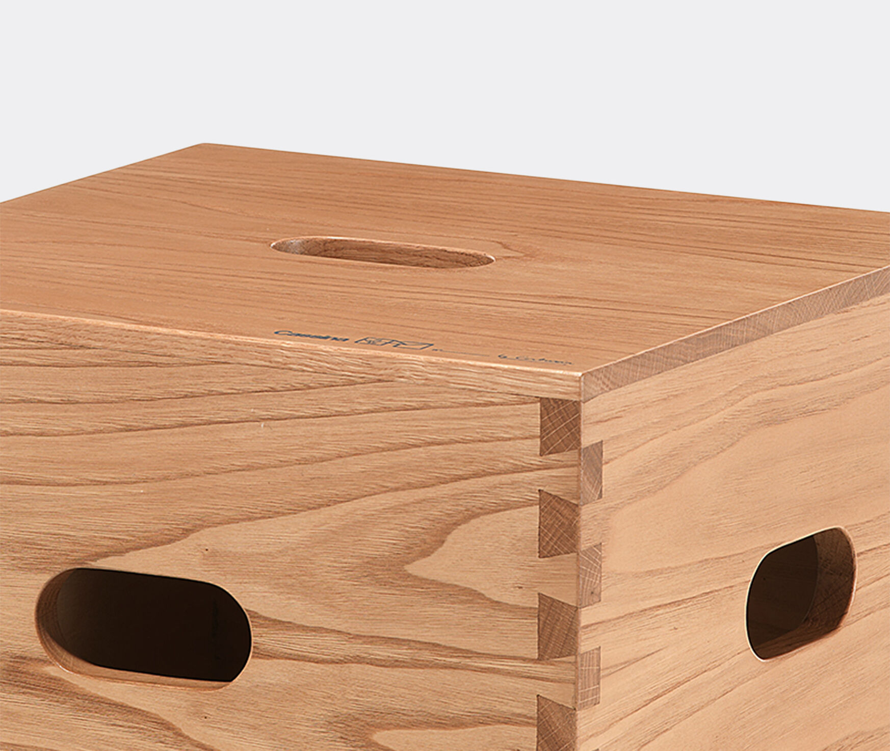 'LC14 - Tabouret Cabanon', stool in chestnut wood by Cassina | Seating ...