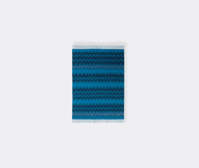 missoni throw blue