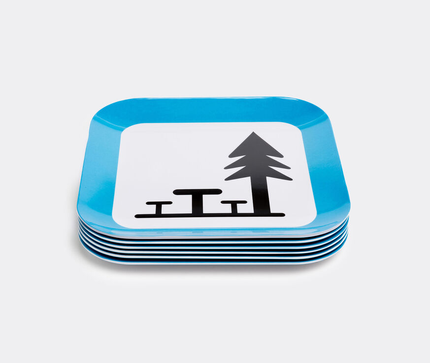 'Picnic' plate, set of six by The Cottage Industry | Tableware | FRANKBROS