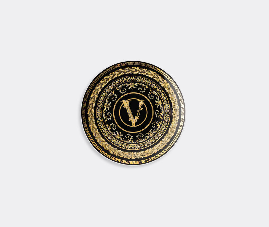 'Virtus Gala' plate, black by Rosenthal | Tableware | FRANKBROS